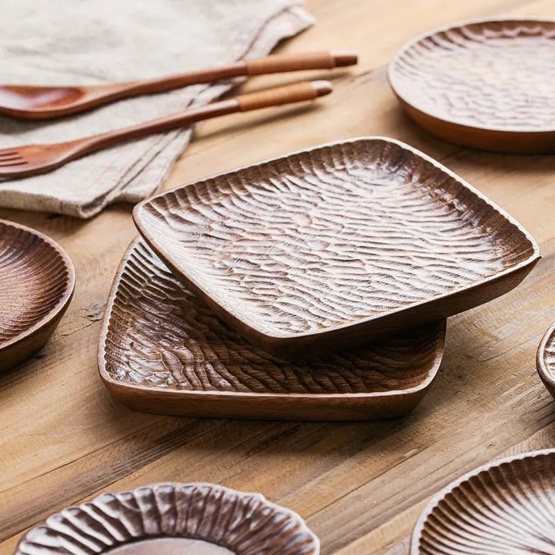 Walnut Wood Snack Plate – Tsumake